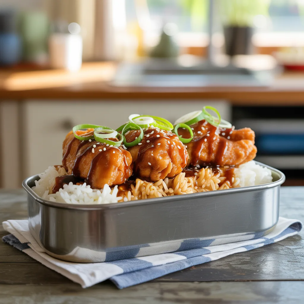 Crispy Chicken & Rice Lunch Boxes for Busy Weeks
