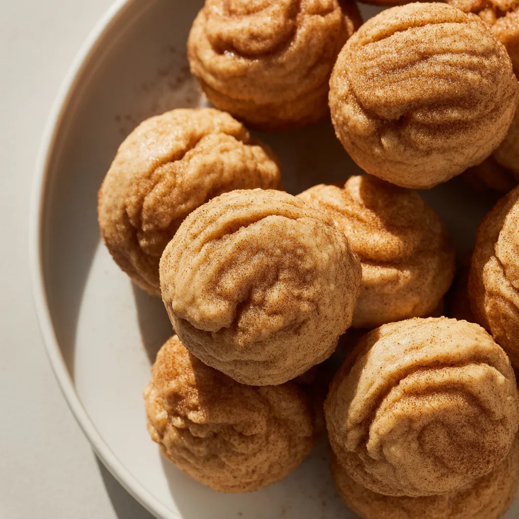 Brown Butter Snickerdoodle Cookies with Soft Chewy Texture